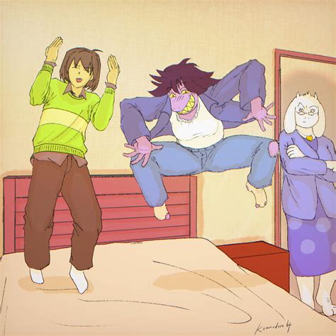 Susie And Kris On The Bed By Kommodore64 On Deviantart