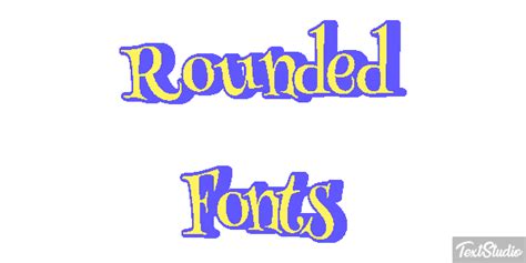 Rounded Fonts Font Animated  Logo Designs