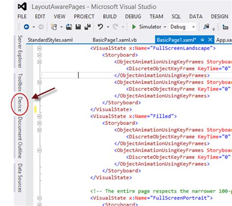Windows Store Apps How To Create Snapped State From The Blank App