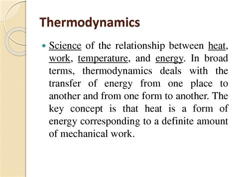Solution Introduction To Thermodynamics Ppt Studypool