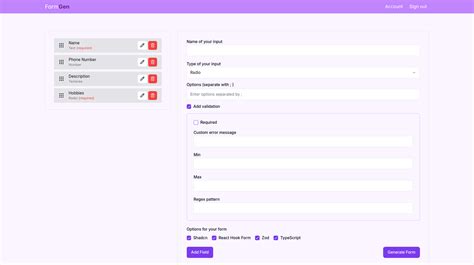 Github Jeremndsformgen Formgen Is An Ai Powered Form Generator