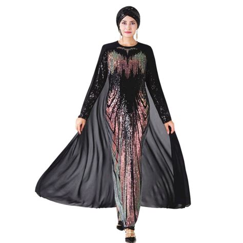 Femme 축제 Musulman 파키스탄 이슬람 여성 이슬람 Maxi 긴 드레스 두바이 Abaya 가운 이슬람 Kaftan 장식 조각 S Xxl 이슬람 복장이슬람 의류