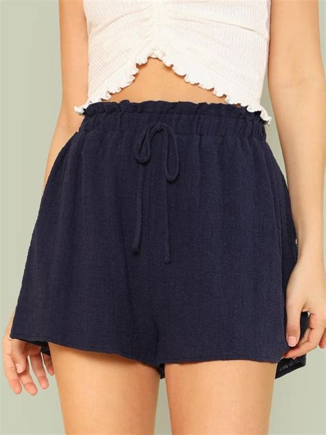 Elastic Waist Shorts Elastic Waist Shorts Denim Shorts Women Womens Shorts