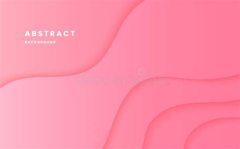 Pink Gradient Background Dynamic Wavy Light And Shadow Liquid Dynamic Shapes Abstract