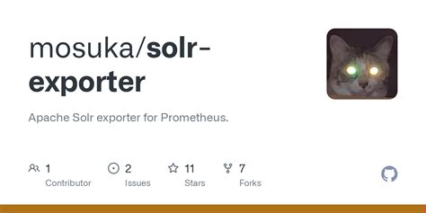 Github Mosukasolr Exporter Apache Solr Exporter For Prometheus