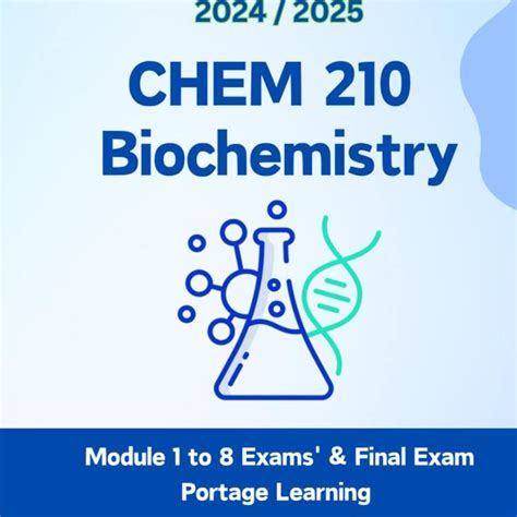 Chem 210 Biochemistry Module 1 To 8 Exams And Final Exam 2024 2025 Portage Learning Questions