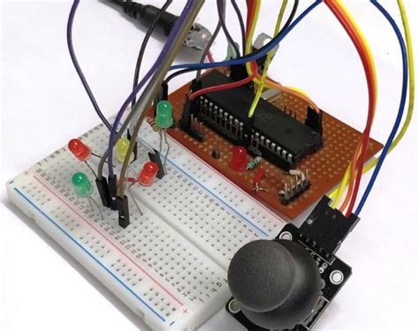 Interfacing Joystick With Pic Microcontroller Pic16f877a
