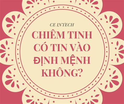 Chiêm tinh có tin vào định mệnh không
