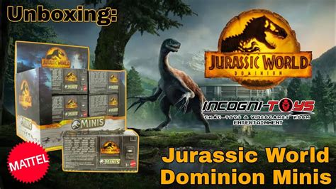Unboxing Jurassic World Dominion Minis Mattel Youtube
