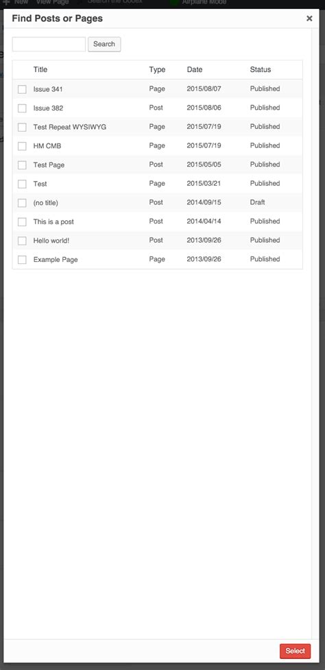 Github Cmb2 Cmb2 Post Search Field Custom Field For Cmb2 Which Adds