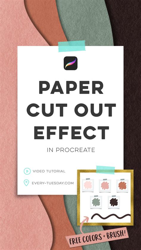 Create A Paper Cut Out Effect In Procreate Every Tuesday Blog Every Tuesday