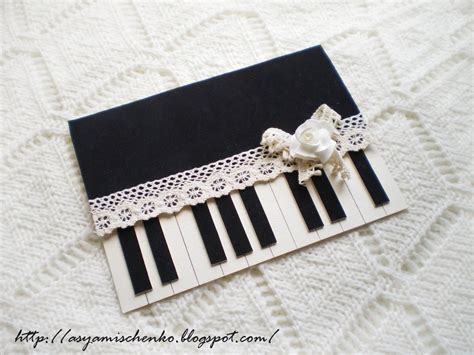 Labeled Love Piano Keys Card Artofit