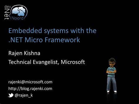 Ppt Embedded Systems With The Net Micro Framework Powerpoint