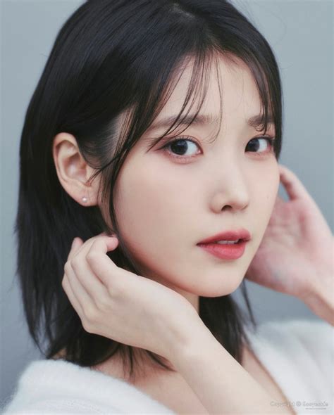 아이유 단발 머리 허쉬컷 중단발 레이어드컷 헤어스타일 네이버 블로그