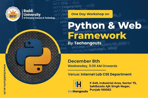 Baddi University On Linkedin Python Technology Computerscience