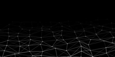 Premium Vector Abstract Technology Background With Connecting Dots And Lines Network Concept