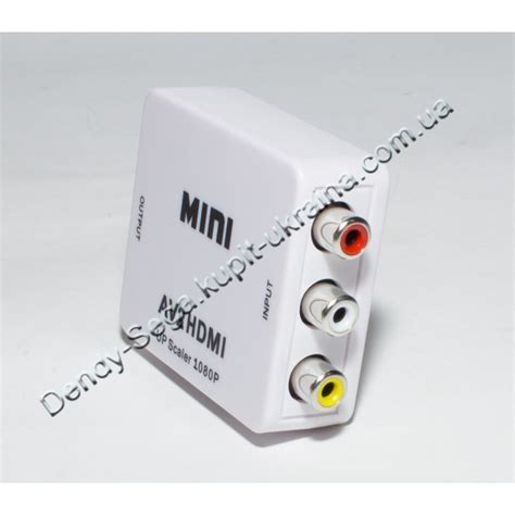 Купить конвертер Rca Hdmi переходник тюльпаны ШДМИ для Денди Сега низкая цена