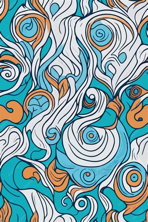 Premium Vector Artistic Swirl Pattern Vector Frames