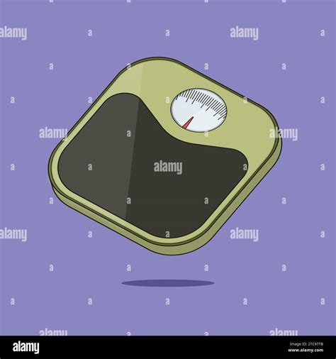 weight measuring machine illustration vector icon stock vector image and art alamy