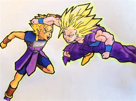 Ss Cabba Vs Ss2 Gohan Dragonballz Amino