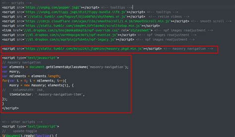 Navigation Theme On Tumblr
