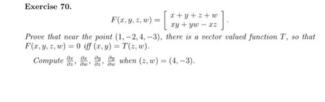 Solved Exercise 70 F X Y Z W X Y Z Wxy Ywxz Prove That Chegg Com