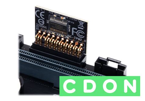 Gigabyte Tpm Moduuli Trusted Platform Module Tpm 2 0 Luotettava Alustamoduuli Cdon