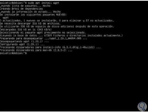 Cómo Instalar Wget En Linux Ubuntu Centos Debian Fedora Solvetic