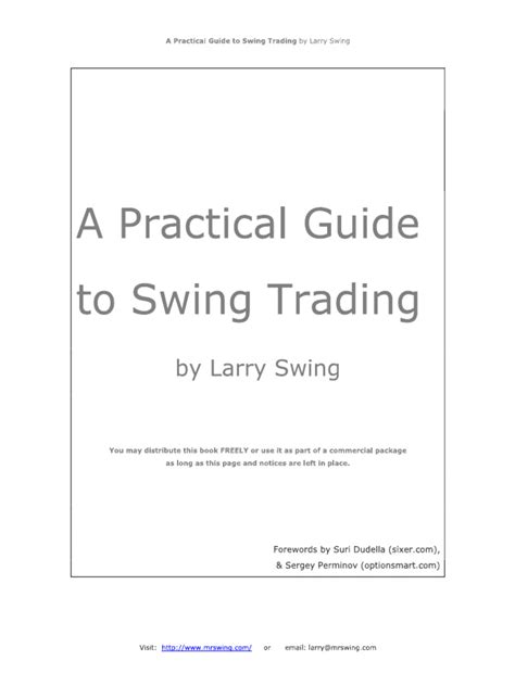 Swing Trade Pdf