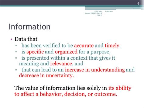 Data Information System Processing Ppt