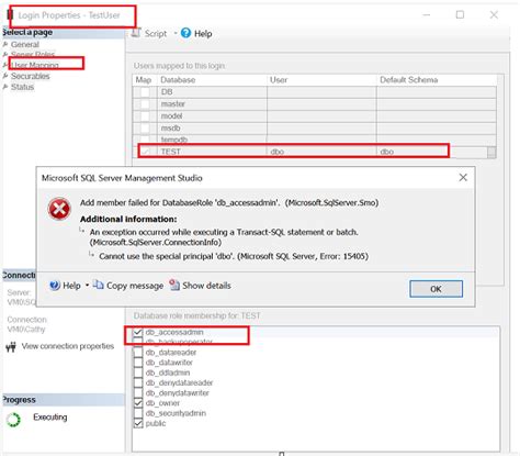 Add Member Failed For Databaserole Microsoft Qanda