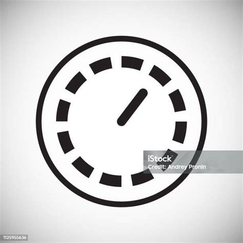 아날로그 게이지 미터 흰색 배경 그래픽 및 웹 디자인 현대 간단한 벡터 기호에 대 한 인터넷 개념입니다 웹사이트 디자인 웹 버튼 또는 모바일 애플 리 케이 션에 대 한 최신