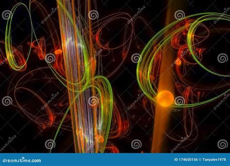 Texture Fractal Fantasy Backdrop Pattern Vibrant Swirl Modern Design Futuristic Background 3 D