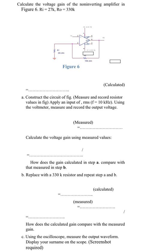 solved experiment 3 operational amplifiers using