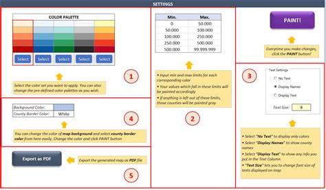 Us County Heat Map Generators Us County Shapes In Excel