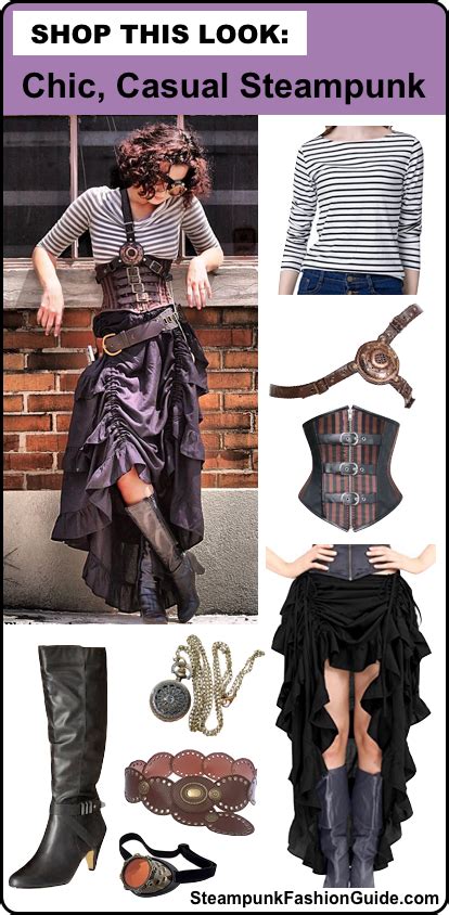 Steampunk Fashion Guide How To Recreate This Chic Casual Steampunk Outfit