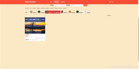 基于springboot摄影师分享交流社区系统 Csdn博客