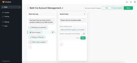 Trigger A Workflow From Your Chatbot And Interact With Other Systems