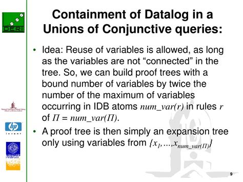 ppt decidable containment of recursive queries powerpoint