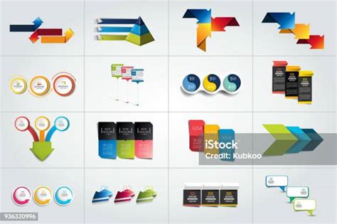 3 단계 Infographic 템플릿 다이어그램 그래프 프레 젠 테이 션의 메가 세트 3차원 형태에 대한 스톡 벡터 아트 및 기타 이미지 3차원 형태 화살표 3가지