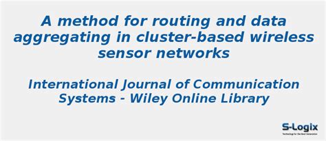 A Method For Routing And Data Aggregating Ns2 Projects S Logix