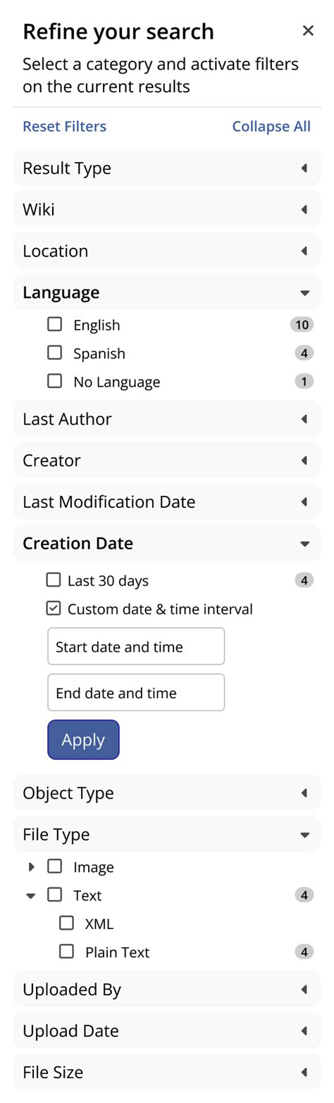 Improvements On The Search Page Development Xwiki Forum