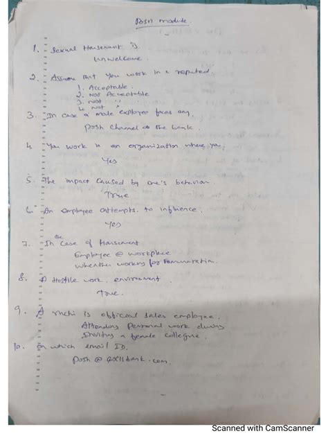 mandatory modules pdf