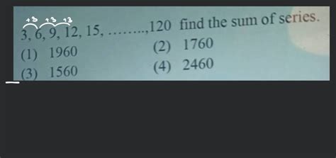 Text Find The Sum Of Series Filo