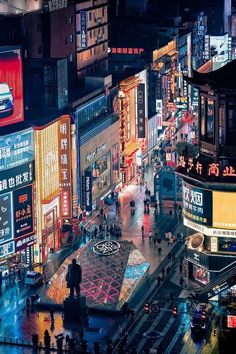 长沙 黄兴路步行街图片下载 花瓣网