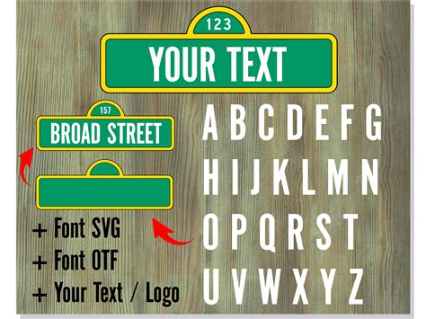 Sesame Street Font Sesame Street Sign Svg Sesame Street Lo Inspire