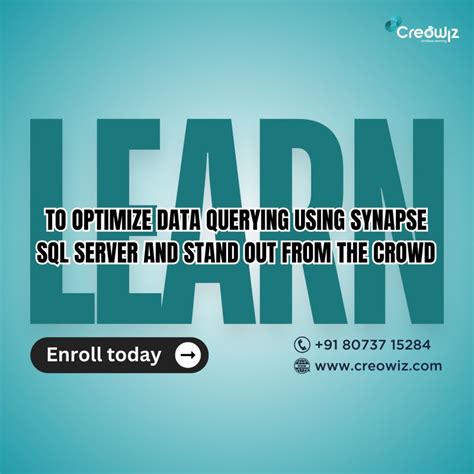 Creowiz On Linkedin Dataoptimization Sqlserver Techskills