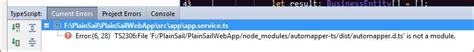 Angular Why Can T I Import From AutoMapper TS And Generate A