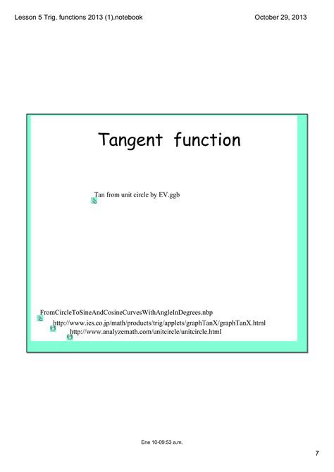 Ib Sl Trigonometric Functions Pdf