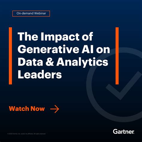 Gartner For It On Linkedin Webinar Gartnerda Generativeai Data